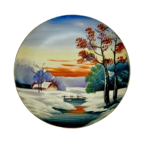 The Unbranded Brand | Accents | Vintage Japanese Hand Painted Barn ...